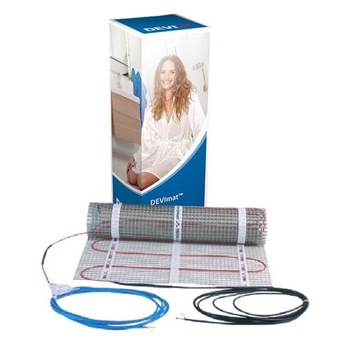 DEVIheat™ 150 (DSVF), enožilna električna grelna preproga z dvema prik – Etik - električno talno ...